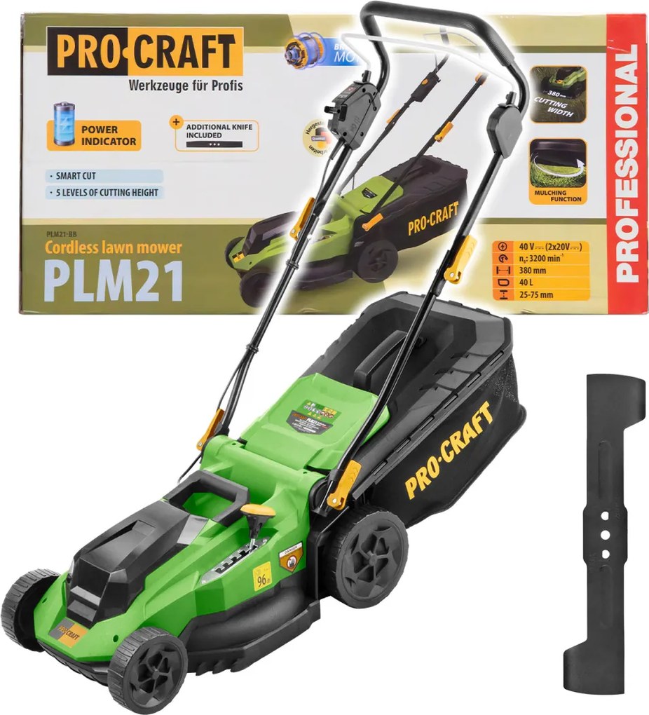 Aku sekačka Procraft PLM21bb (bez baterie a nabíječky) | PLM21bb