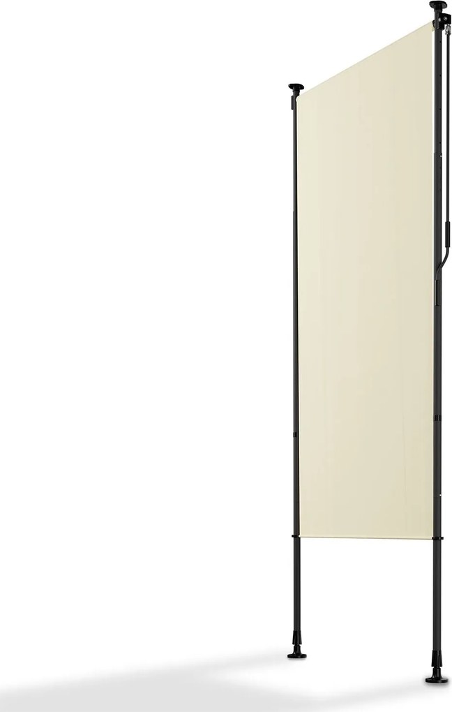 Juskys Svislá markýza Barbados Barva: šedá, Velikost: 100 × 310 cm