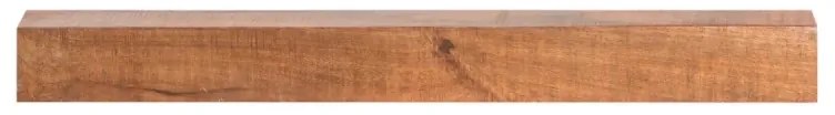 furniture-nabytek.cz - Masivní nástěnná police Countryside z mangového dřeva, lakovaná, hnědá – 100 cm