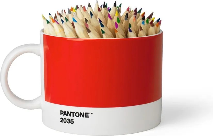 Červený porcelánový hrnek 475 ml Red 2035 – Pantone