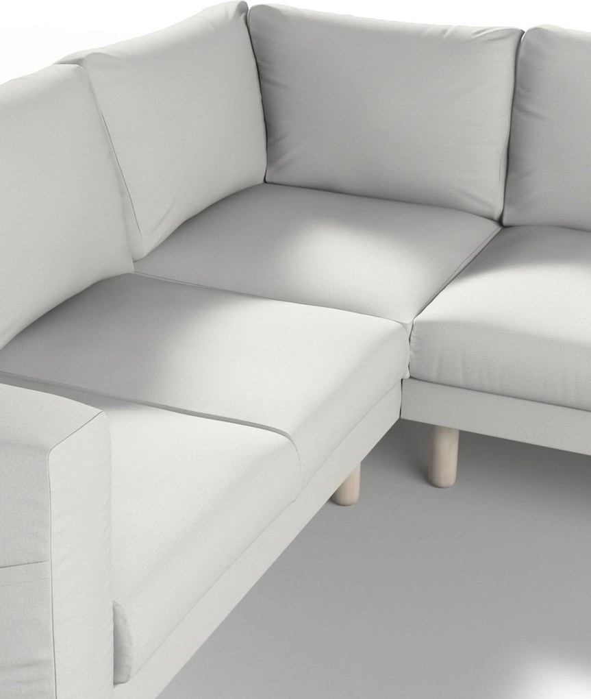 Potah na pohovku IKEA Norsborg rohová 4-místná barva šedá látka pletený vzor
