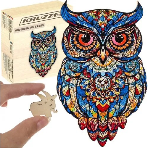Dřevěné puzzle - Kruzzel puzzle 24551