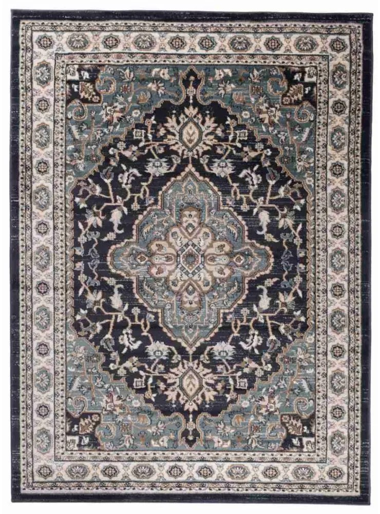 Kusový koberec klasický Dalia antracitový, Velikosti 60x100cm