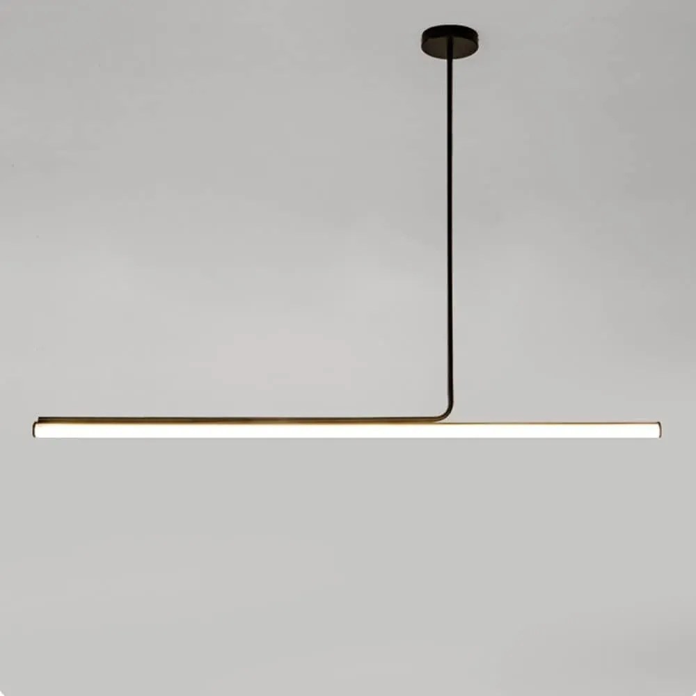 Toolight Moderní designové osvětlení LED APP1660-CP Black 140cm