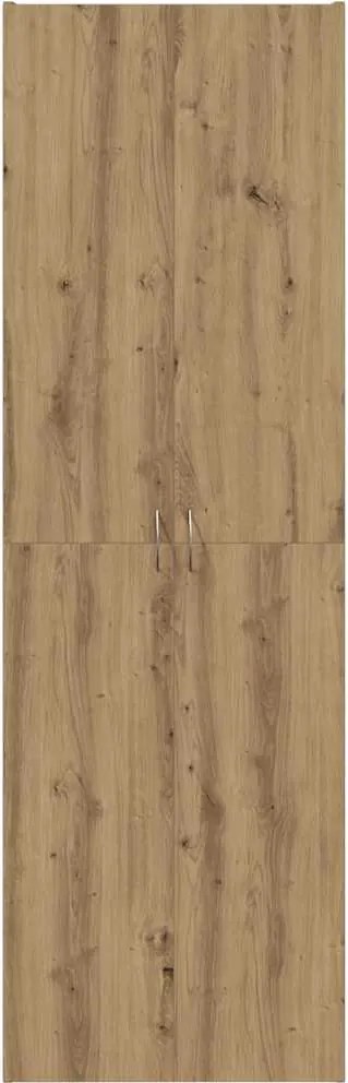 Skříň dub artisan 60 x 32 x 190 cm kompozitní dřevo 3318715