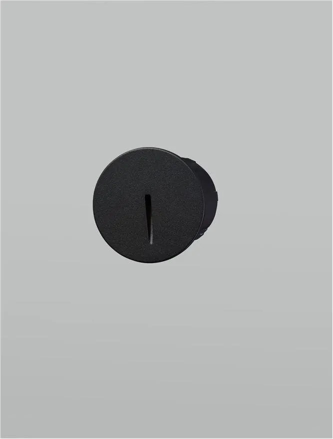 NV 9136185 Venkovní zapuštěné svítidlo do zdi CIRCE černý hliník LED 3W 220-240V 3000K IP54 - NOVA LUCE
