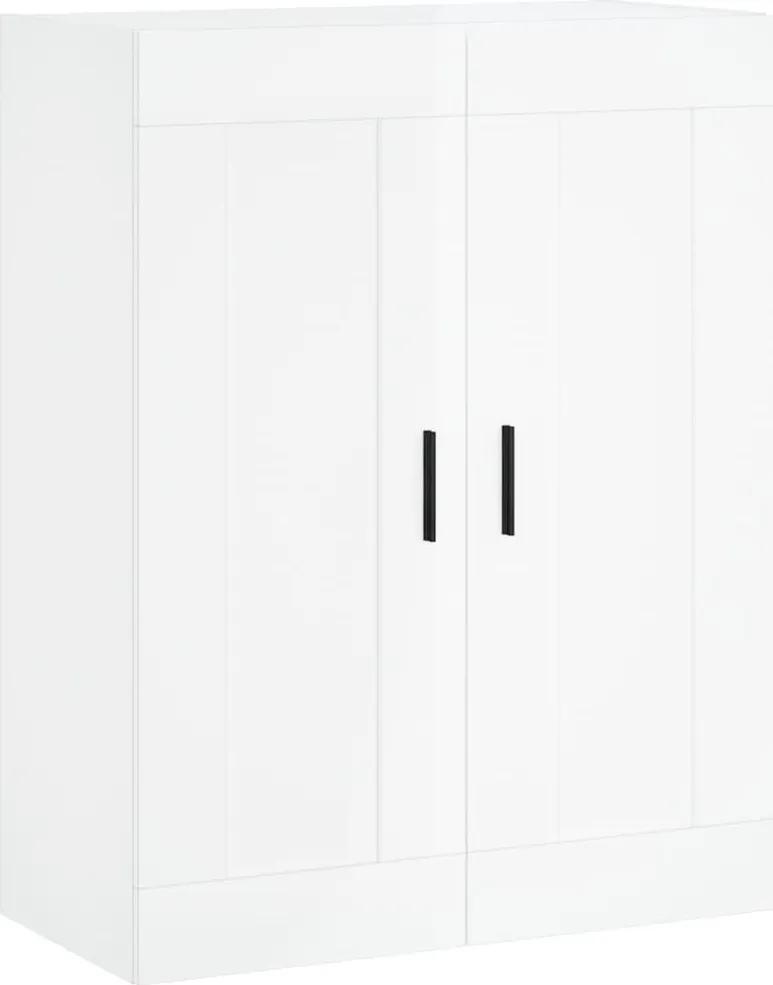 vidaXL Skříň highboard 69,5 x 34 x 180 cm kompozitní dřevo [3199639] Barva: Bílá