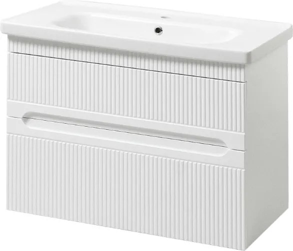 Lavedo Aria Air White 80 koupelnová skříňka s umyvadlem