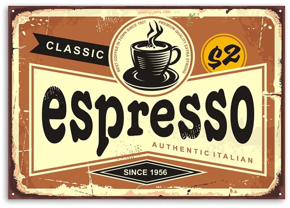 Gario Obraz na plátně Cedule espresso Rozměry: 60 x 40 cm