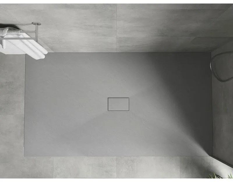 Mexen Hugo, SMC obdélníková sprchová vanička 200 x 100 cm, šedá, 42611020