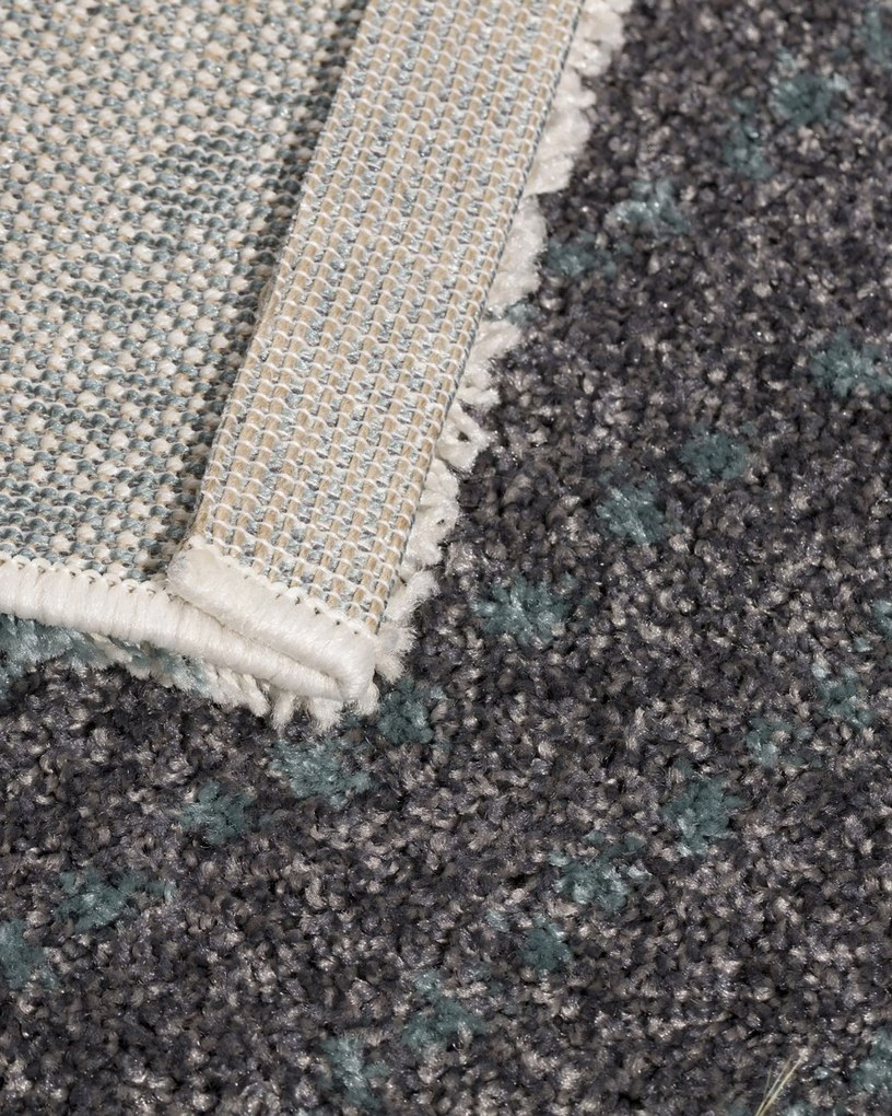 Koberec Modern Teal blue-dark grey 160x230cm