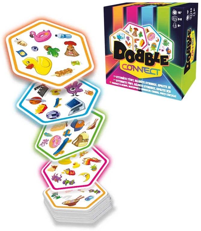 ASMODEE Hra postřehová Dobble Connect *SPOLEČENSKÉ HRY* asdob4c07cs