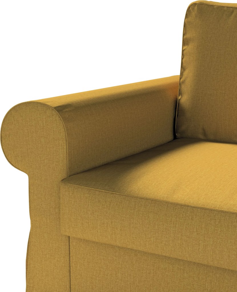 Potah na pohovku IKEA Backabro 2-místná, rozkládací barva žlutá látka pletený vzor