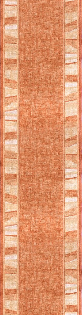 Associated Weavers, Protiskluzový běhoun na míru Linea 80, šíře 67 cm, oranžová, chodba / předsíň