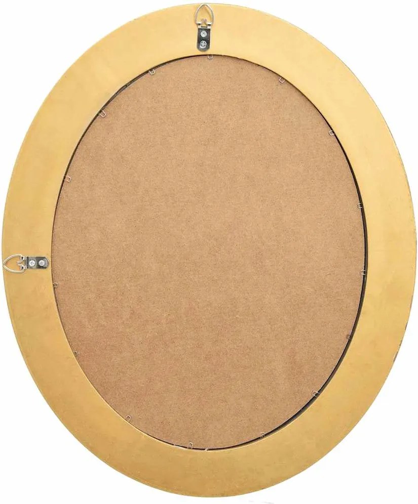 Nástěnné zrcadlo barokní styl 50 x 60 cm zlaté 320349