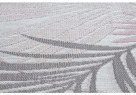 koberec SISAL SION palmové listy, tropický 2837 ploché tkaní ecru / velikost 200x290 cm | krásné koberce cz