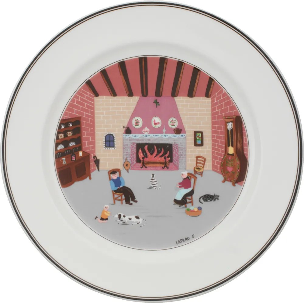 Villeroy&Boch Villeroy & Boch Design Naif jídelní talíř Kamin 27,1 cm