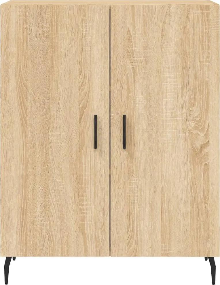 vidaXL Skříň highboard 69,5 x 34 x 180 cm kompozitní dřevo [3189272] Barva: kouřový dub