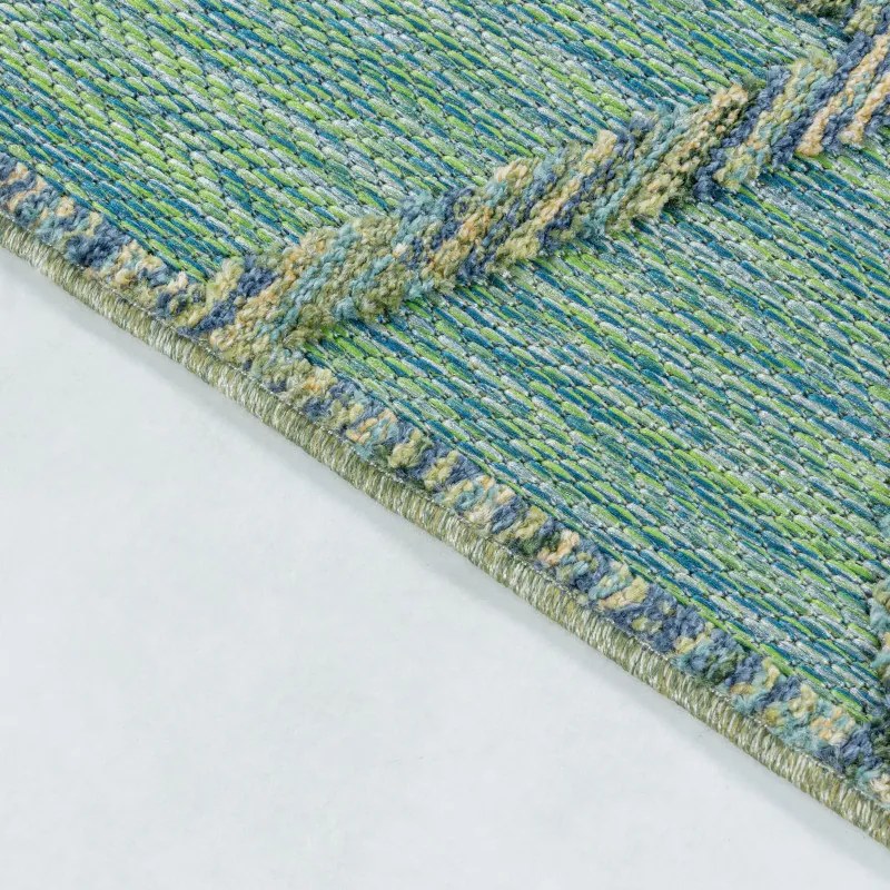 Ayyildiz, Kusový koberec Bahama 5151 Green – na ven i na doma, 80x250, zelená, chodba / předsíň
