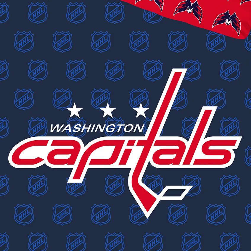 Hokejové povlečení NHL Washington Capitals Shields Velikost: 140x200 + 70x90 cm