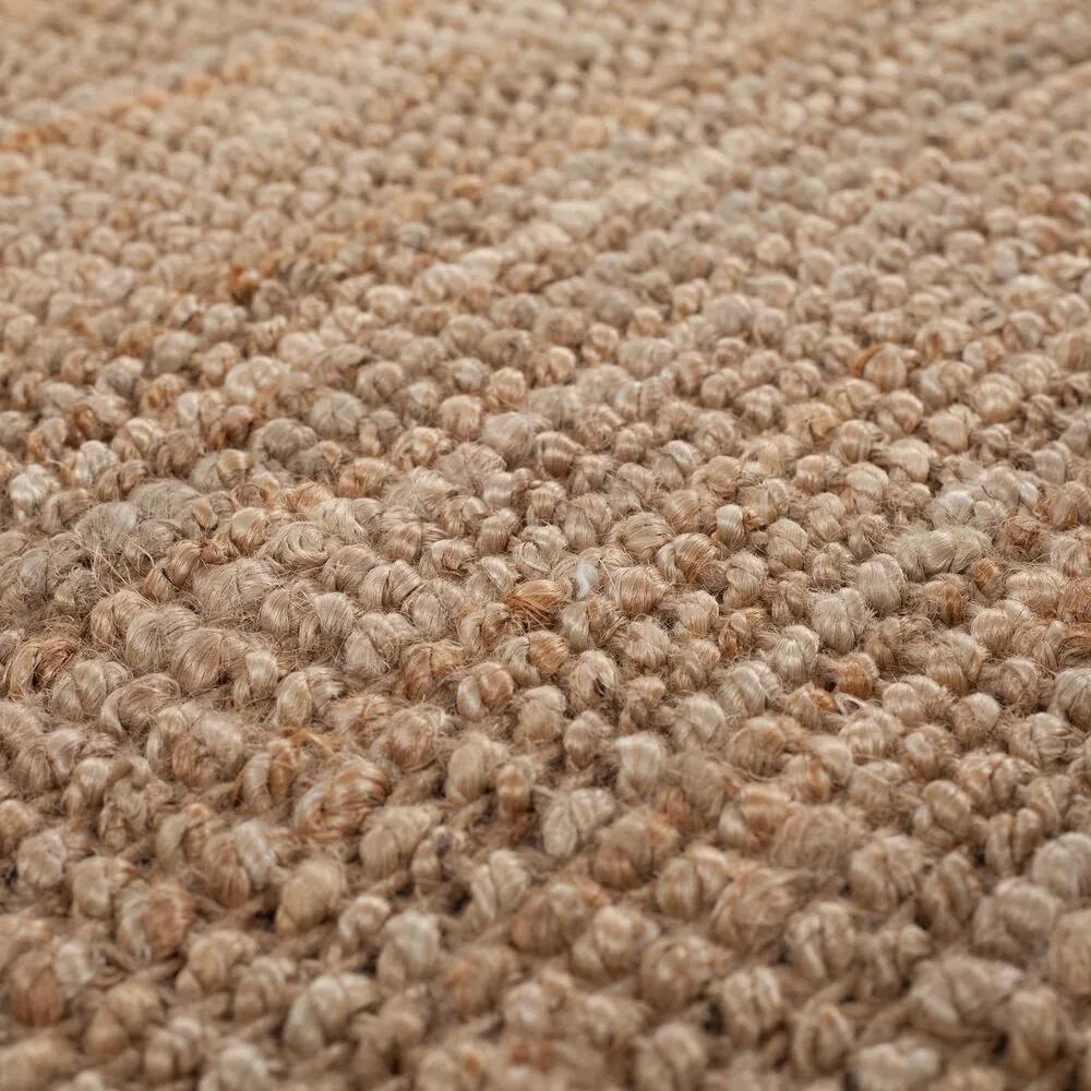 Flair Rugs koberce Kusový koberec Sarita Jute Boucle Natural - 200x290 cm