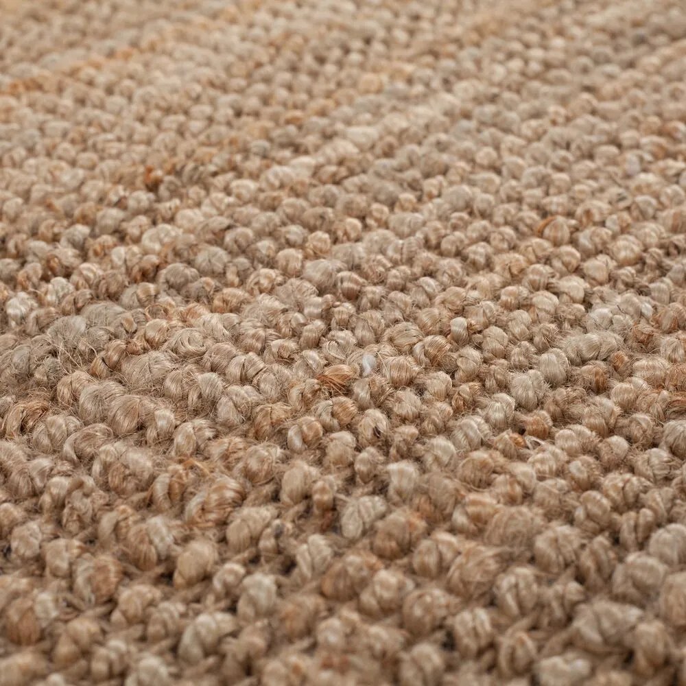 Flair Rugs, Kusový koberec Sarita Jute Boucle Natural, 160x230, béžová, chodba / předsíň