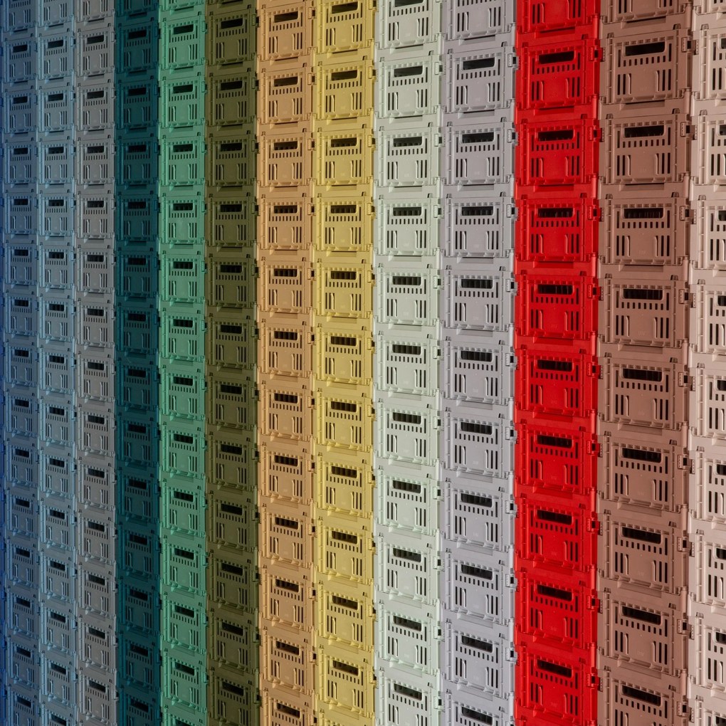 HAY Úložný box Colour Crate S, Terracotta