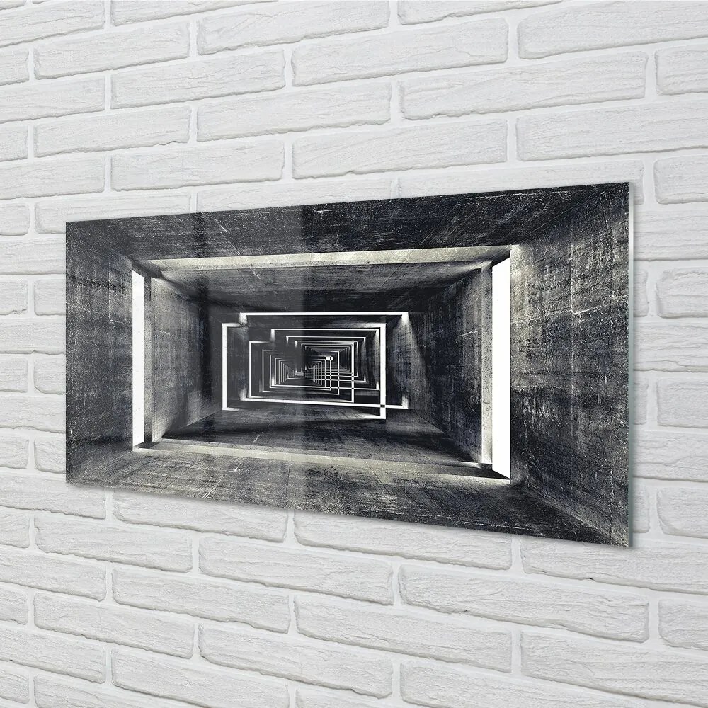 Obraz na skle Tunel 120x60 cm