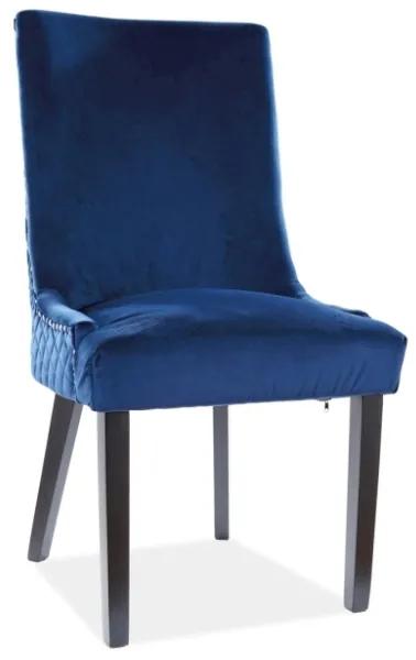 Jídelní židle Lelah (námořnická modrá + černá). 1050399
