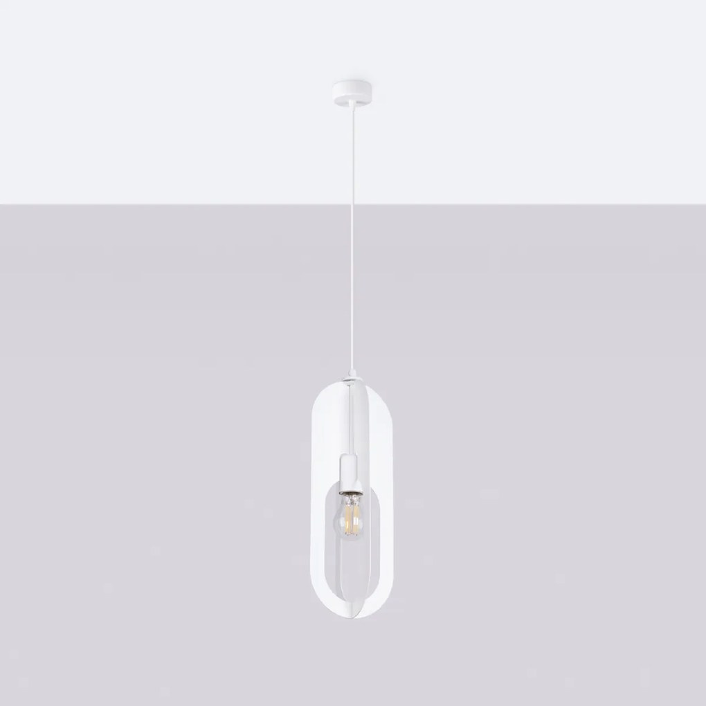Sollux Lighting Závěsné svítidlo NICUS 1 bílé