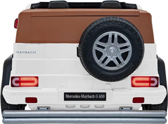 Elektrické autíčko Mercedes Benz MAYBACH G650 bílé