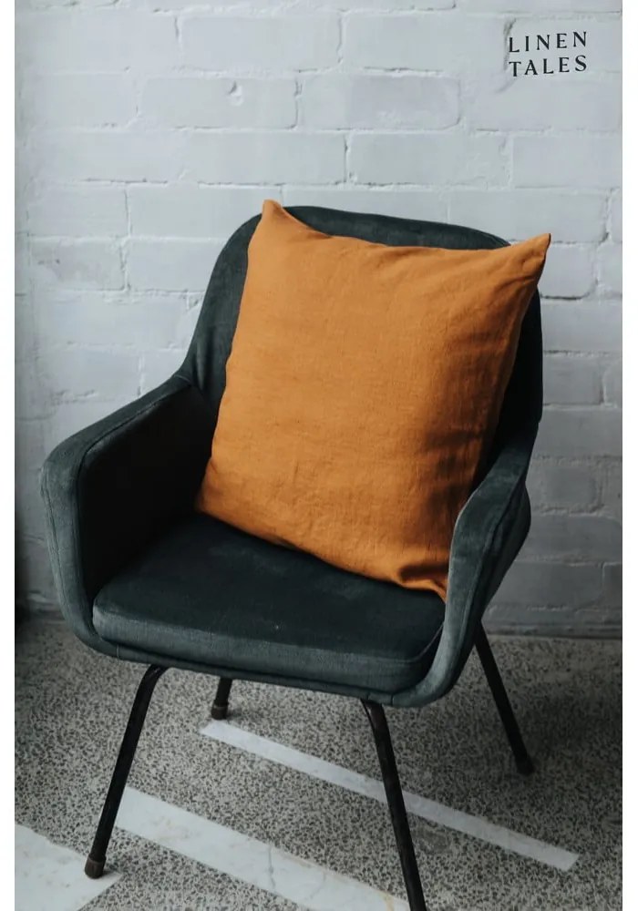 Lněný povlak na polštář 45x45 cm Hazelnut – Linen Tales