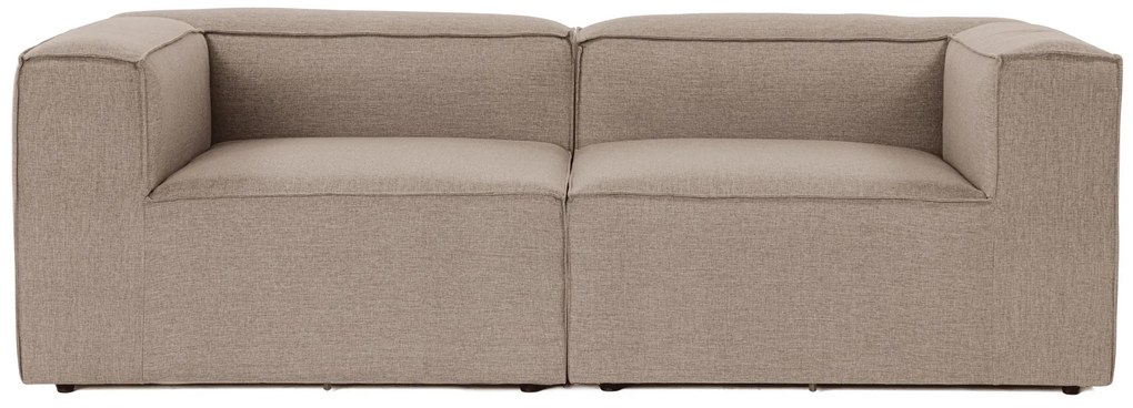 Hanah Home Dvoumístná pohovka FORA hnědá 248 cm