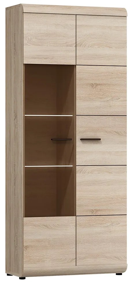 Obývací stěna LINK s | 6 dílů | sestava B | 298 + 120 + 120x60 cm | sonoma