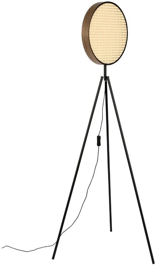 Přírodní ratanová stojací lampa ZUIVER SIEN 141 cm