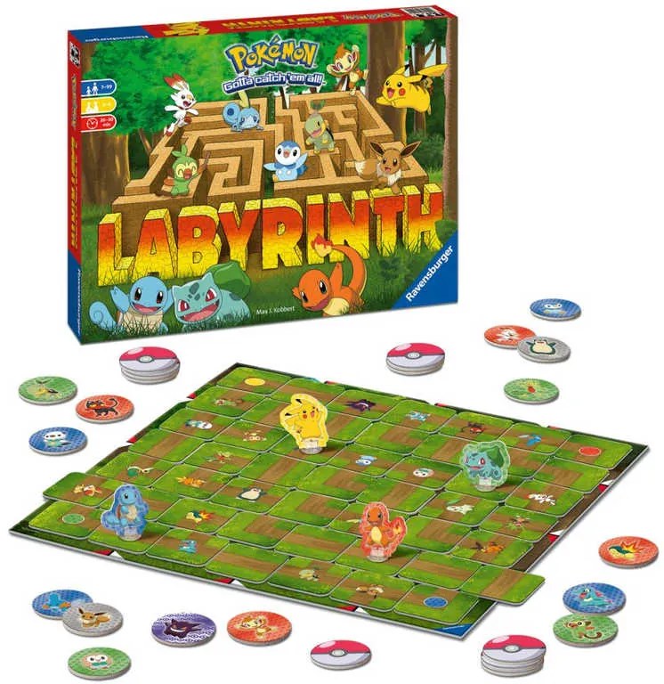 RAVENSBURGER Hra Labyrinth Pokémon *SPOLEČENSKÉ HRY* 2427036