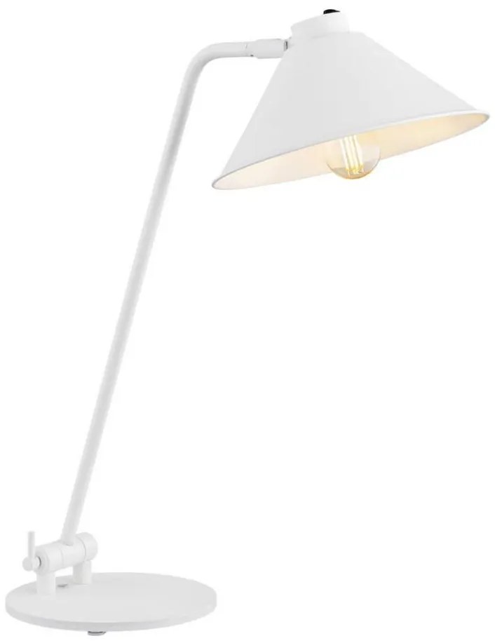 Argon 4996 - Stolní lampa GABIAN 1xE27/15W/230V bílá