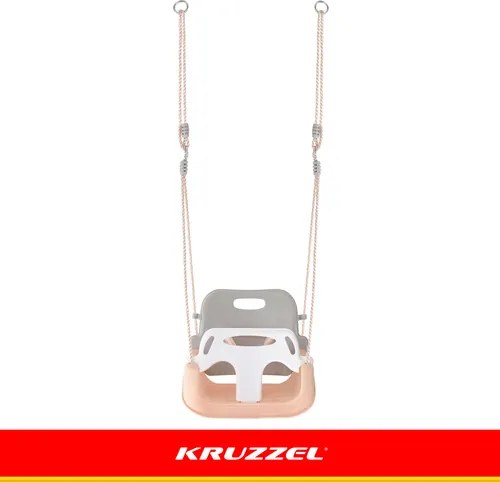 Dětská houpačka Kruzzel 3 v 1 šedobéžová