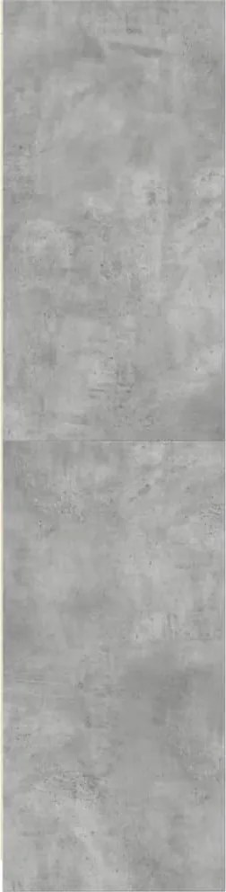 Šatní skříň betonově šedá 100 x 50 x 200 cm dřevotříska 3307768