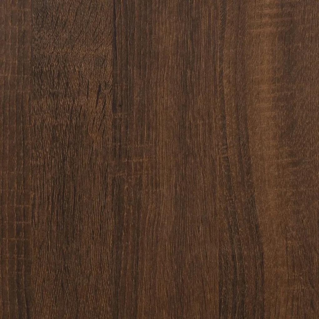 Koupelnová skříňka hnědý dub 60 x 32 x 53,5 cm kompozitní dřevo - Default Title