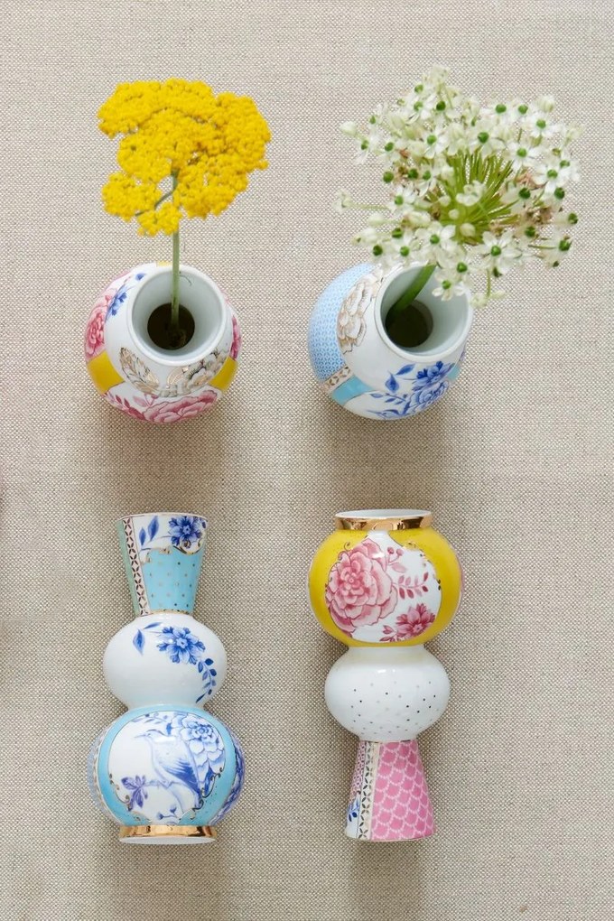 Pip Studio Royal Váza mini modrá 15cm