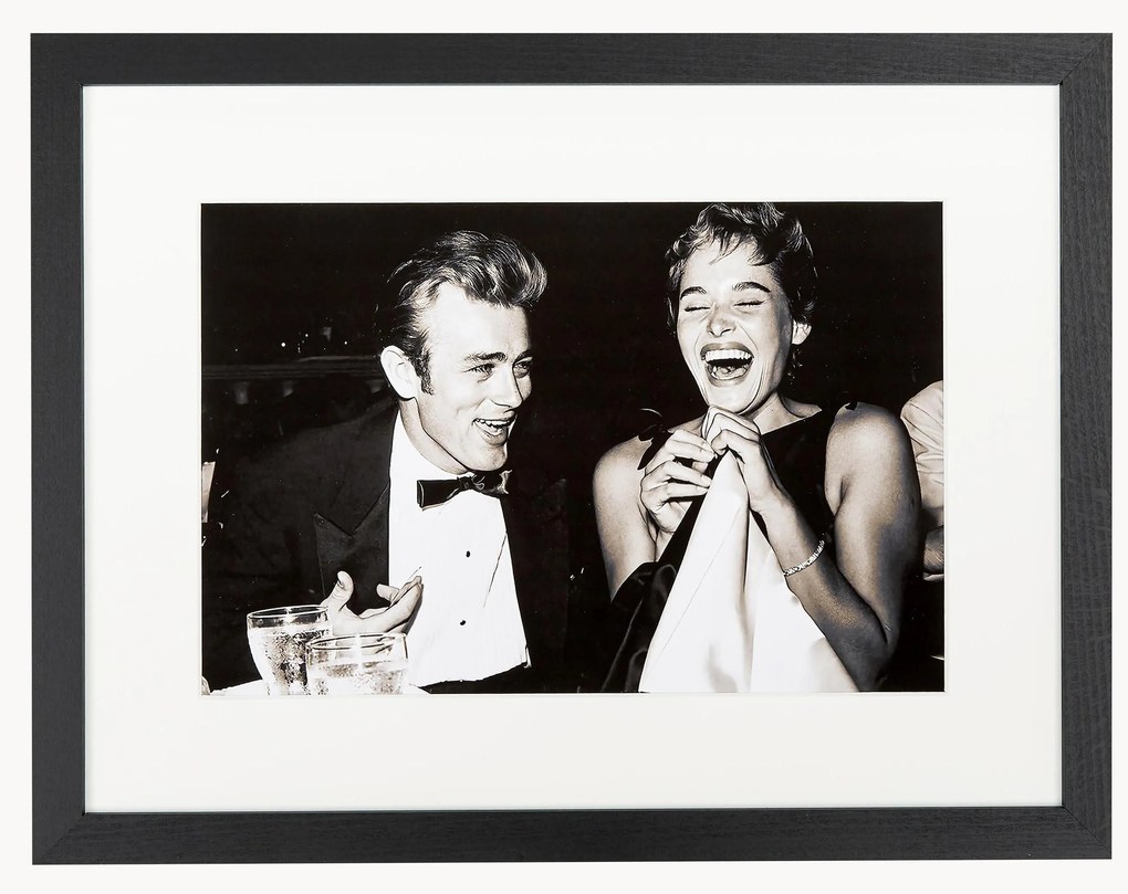 Zarámovaný fotografický tisk Pier Angeli and James Dean