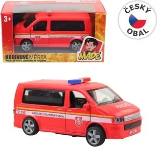 MaDe Auto hasičská dodávka, CZ design i box / od 3 let