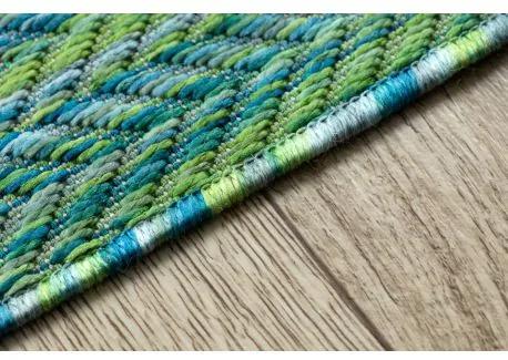 Moderní FISY koberec SISAL 20776 Cikcak, melanž modrý velikost 160x220 cm | krásné koberce cz