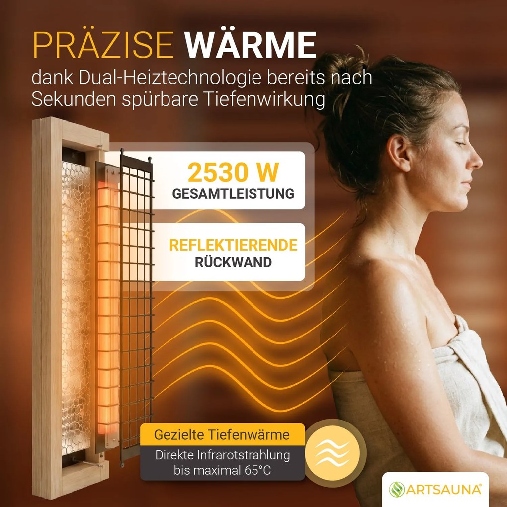 Artsauna Infrasauna Malmö 140, černá