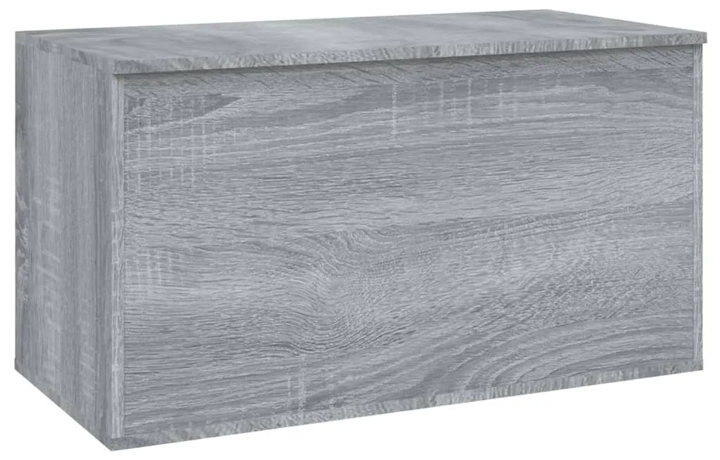 VidaXL Úložná truhla šedá sonoma 84 x 42 x 46 cm kompozitní dřevo