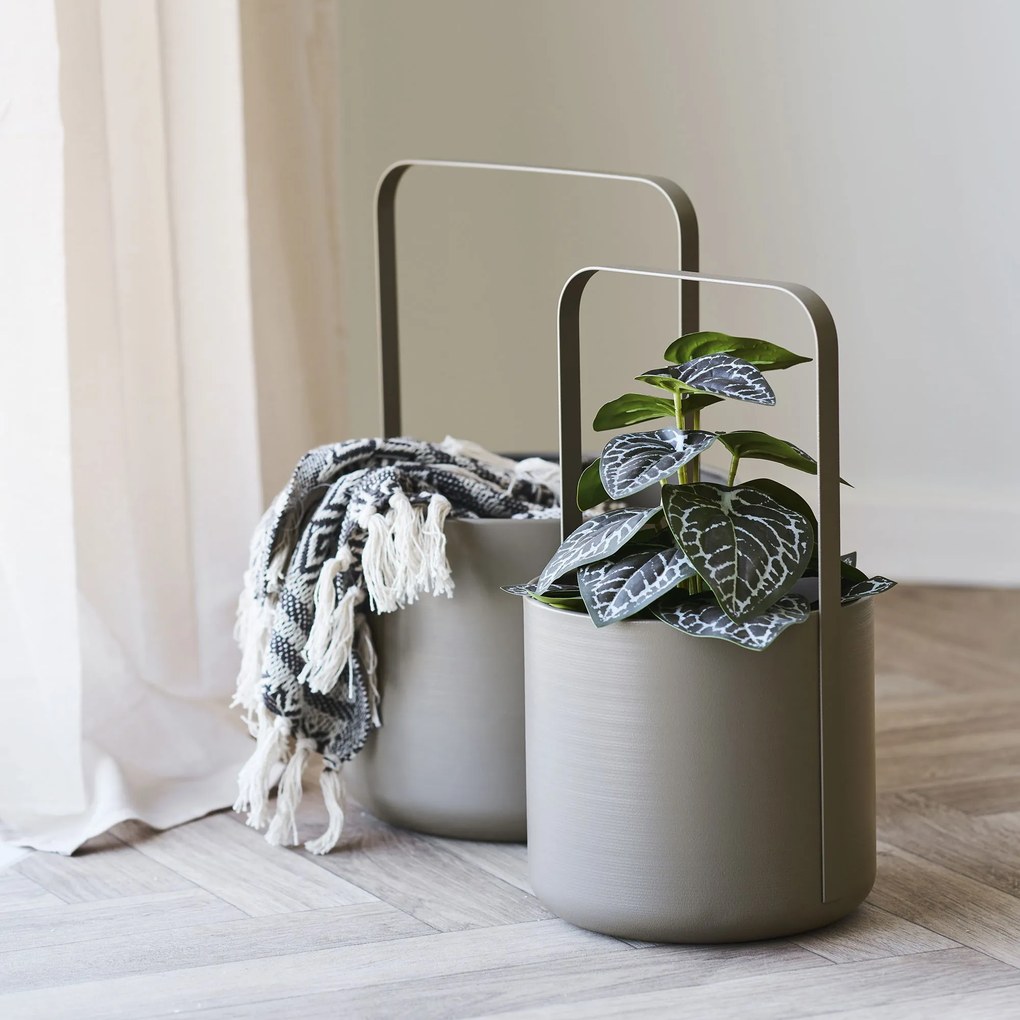 House Nordic Set dvou květináčů FLOWERPOT hnědý