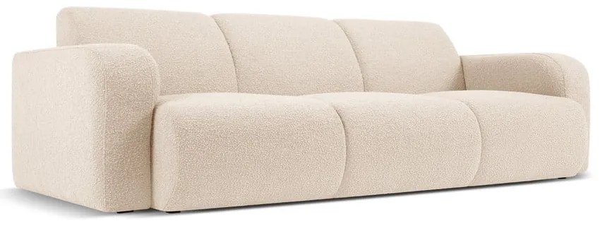Béžová pohovka z textilie bouclé 235 cm Molino - II. jakost – Micadoni