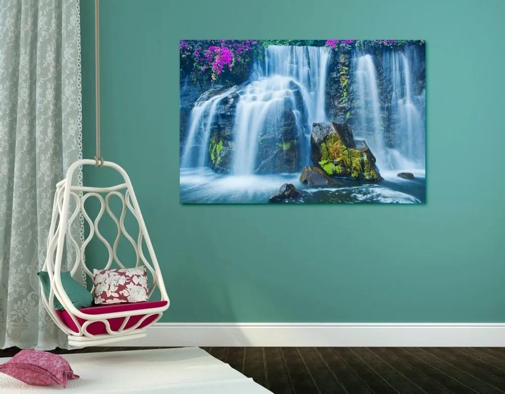 Obraz oslňující vodopád - 120x80 cm