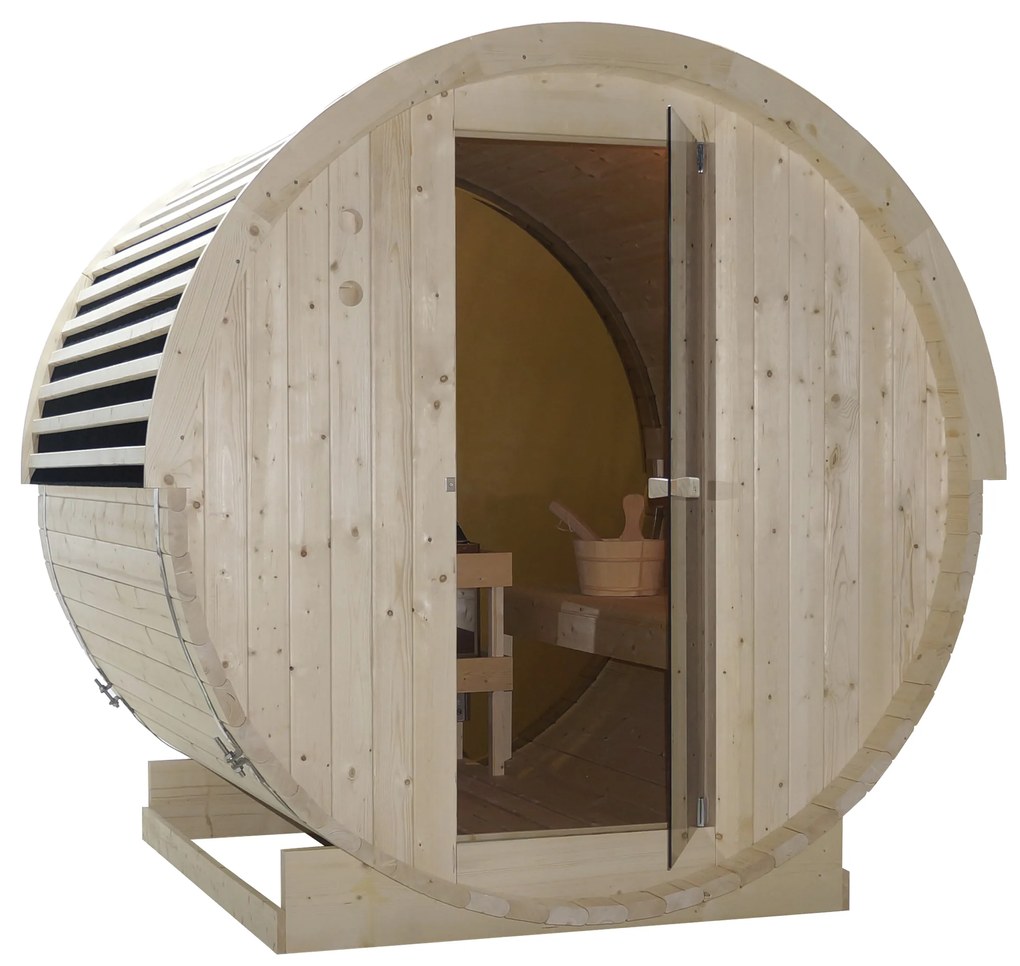 RAKOUSKÝ produkt - Venkovní sauna NYBORG - M pro 4 osoby 194,2x244,9x194,9 (F80180)